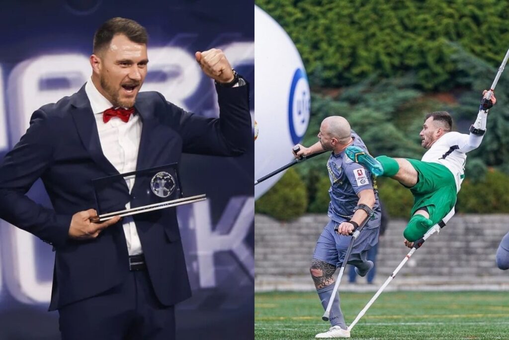 Chi è Marcin Oleksy, calciatore amputato premiato per il gol dell'anno 2022